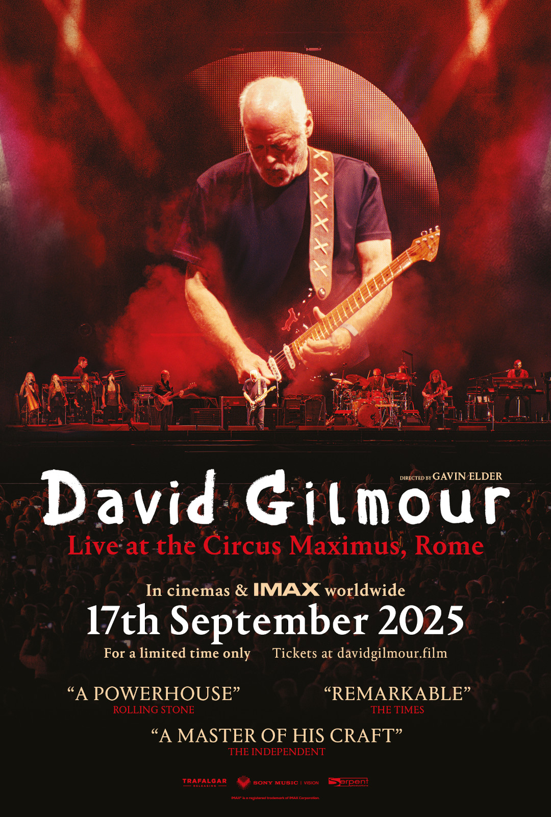 David Gilmour Live at the Circus Maximus, Rome - Gloria biograf & café
