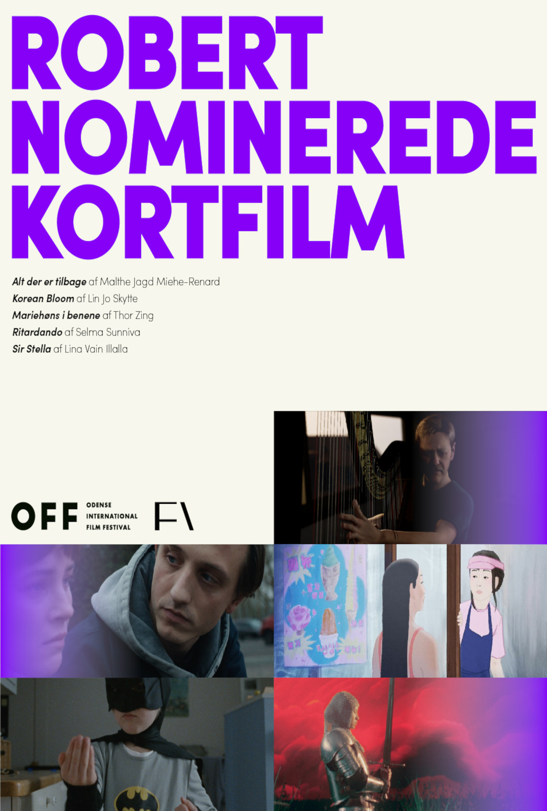 Robertnominerede Kortfilm 2026 - Gloria biograf & café